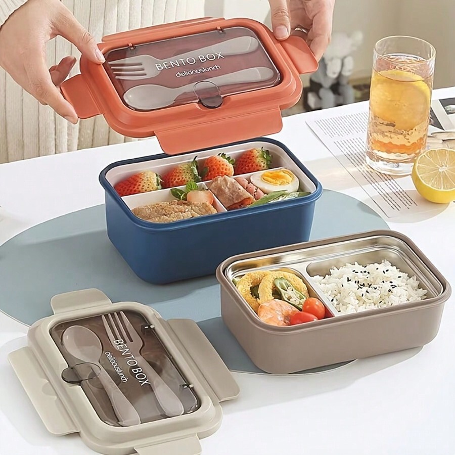 Insulated Bento Box, Easy To Clean, Reusable, Suitable For Offices ...