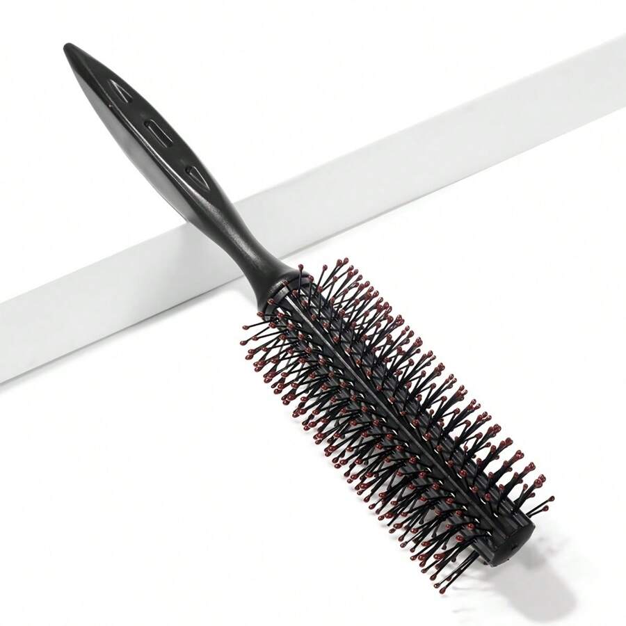 Round Hair Comb, Heat-Resistant Anti Static Hairdressing Comb, Natural ...