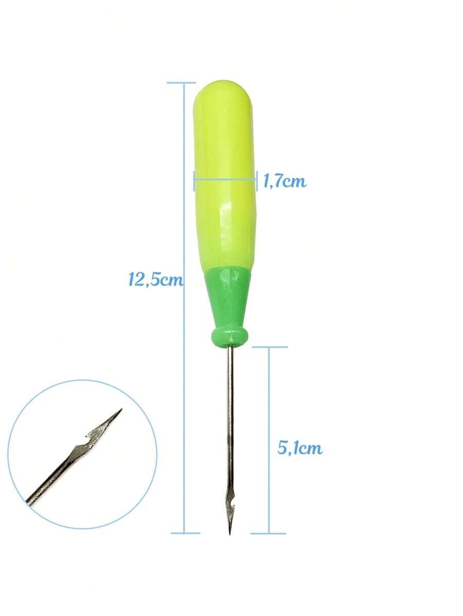 Manual Needle Awl Hook Hole Punch Sewing Leather Shoemaking | SHEIN UK