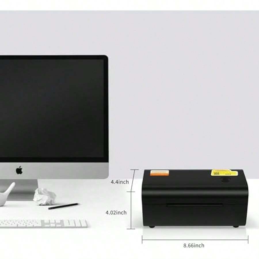 Thermal Shipping Label Printer 4x6 Bluetooth USB Compatible Royal Mail ...