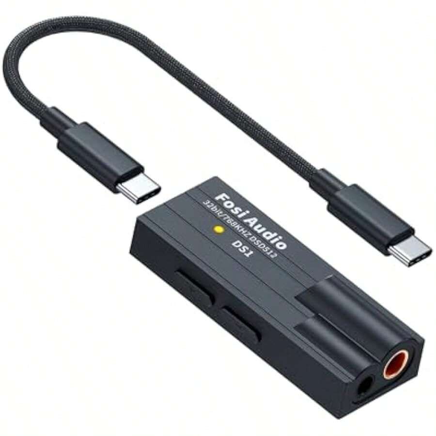 Portable DAC Headphone Amplifier ES9038Q2M Chip 32-Bit/768kHz DSD512 3 ...