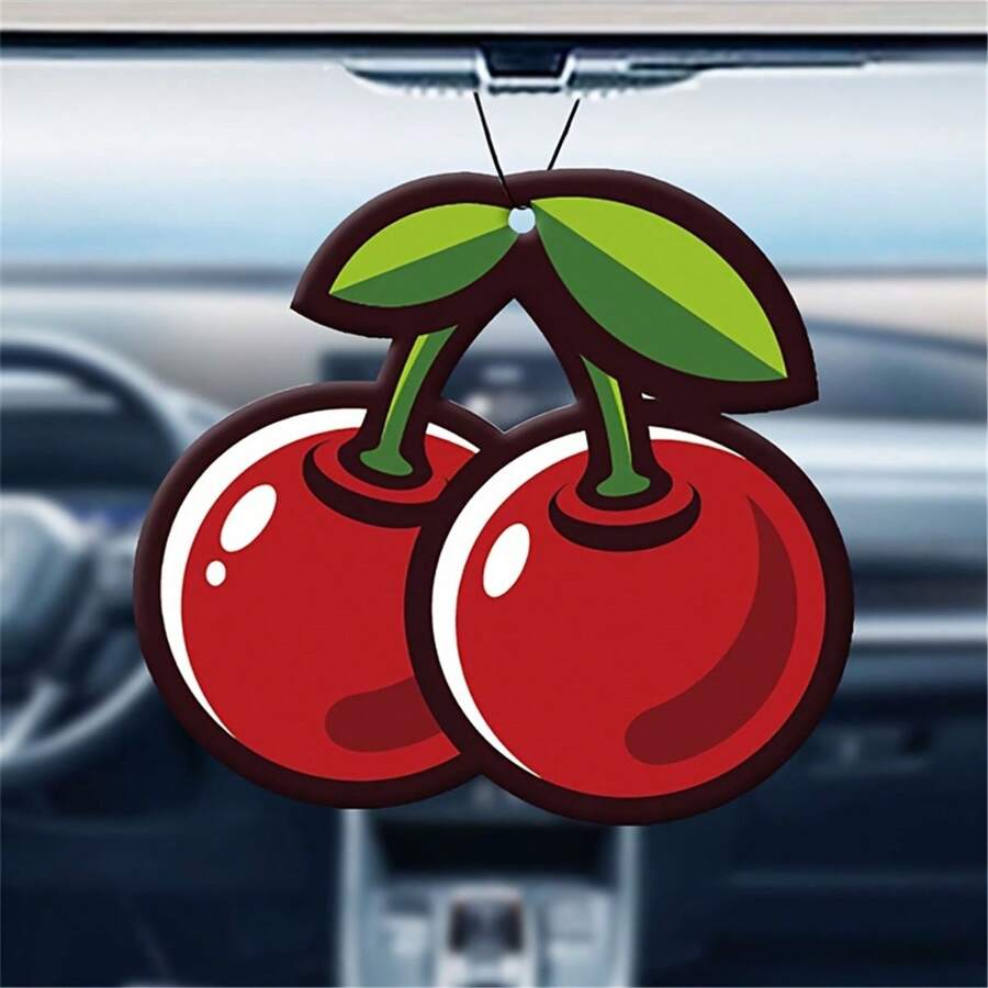 Mc.P.P 1/3pcs Fruit Cherry Car Air Freshener - Long-Lasting Scented ...