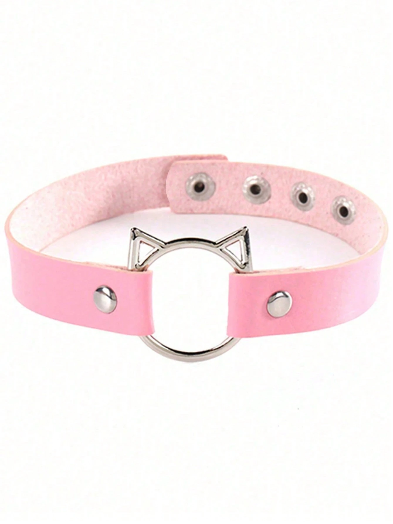 1 pieza Collar gargantilla de estilo gótico, Collar de gargantilla de la serie rosa ajustable ...