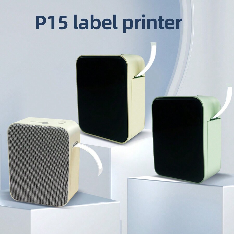 Marklife Marklife P15 Inkless Portable Printer, Comes With 1 Roll Transparent Labels And 1 Roll ...