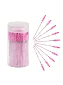 Eyelash Brush, Adjustable Disposable Mascara Wands, Crystal Lash ...