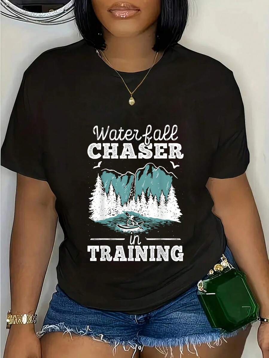 100% Cotton Waterfall Chaser In Training Vintage Chasing Waterfalls T ...