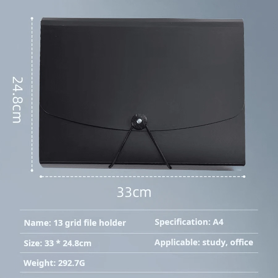 13 Compartment A4 Size Accordion Folder Organizer, Document Holder Bag ...