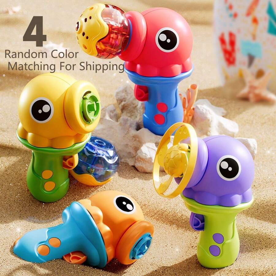 ג'יירו זוהר תמנון צעצוע מסתובב במבוק שפירית מעופף דיסק אינטראקטיבי פאזל ...