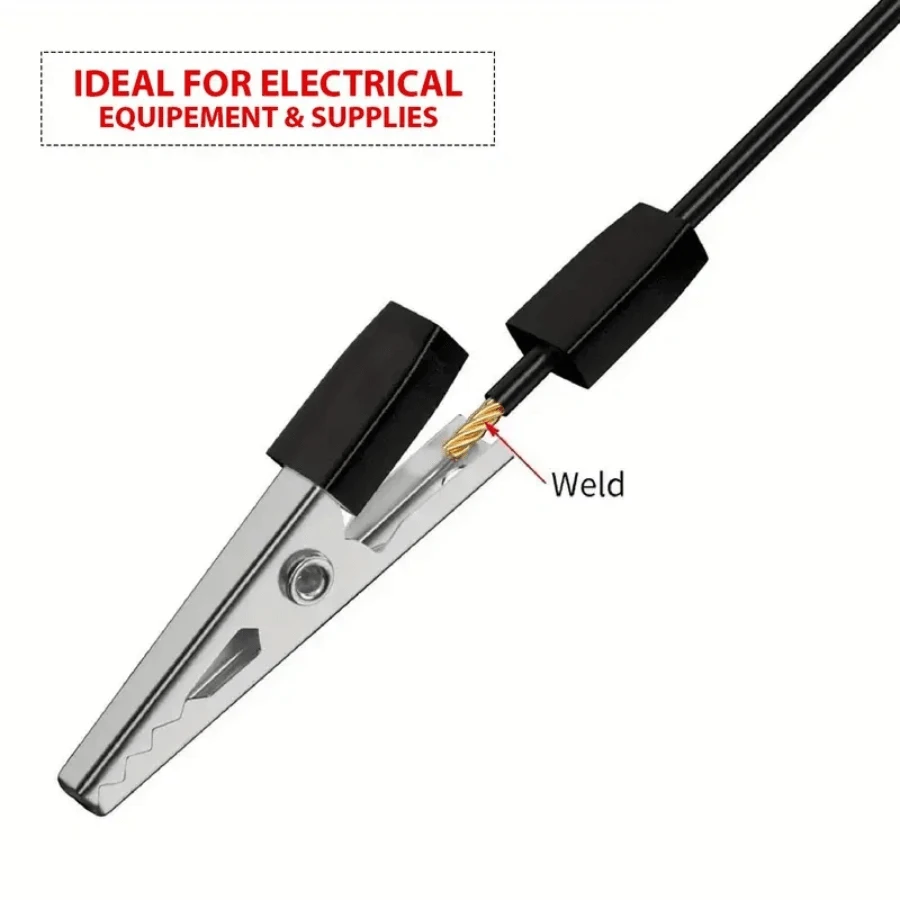 Alligator Clips Electrical Small Metal Battery Jumper Clamps Heavy Duty ...