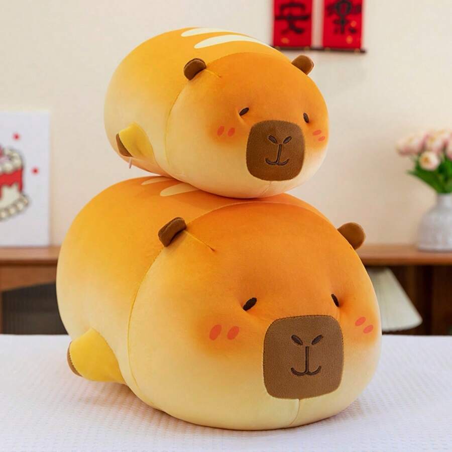 New Baking Baker Capybara Plush Doll, Cute Capybara Bread Series Soft Doll | SHEIN South Africa