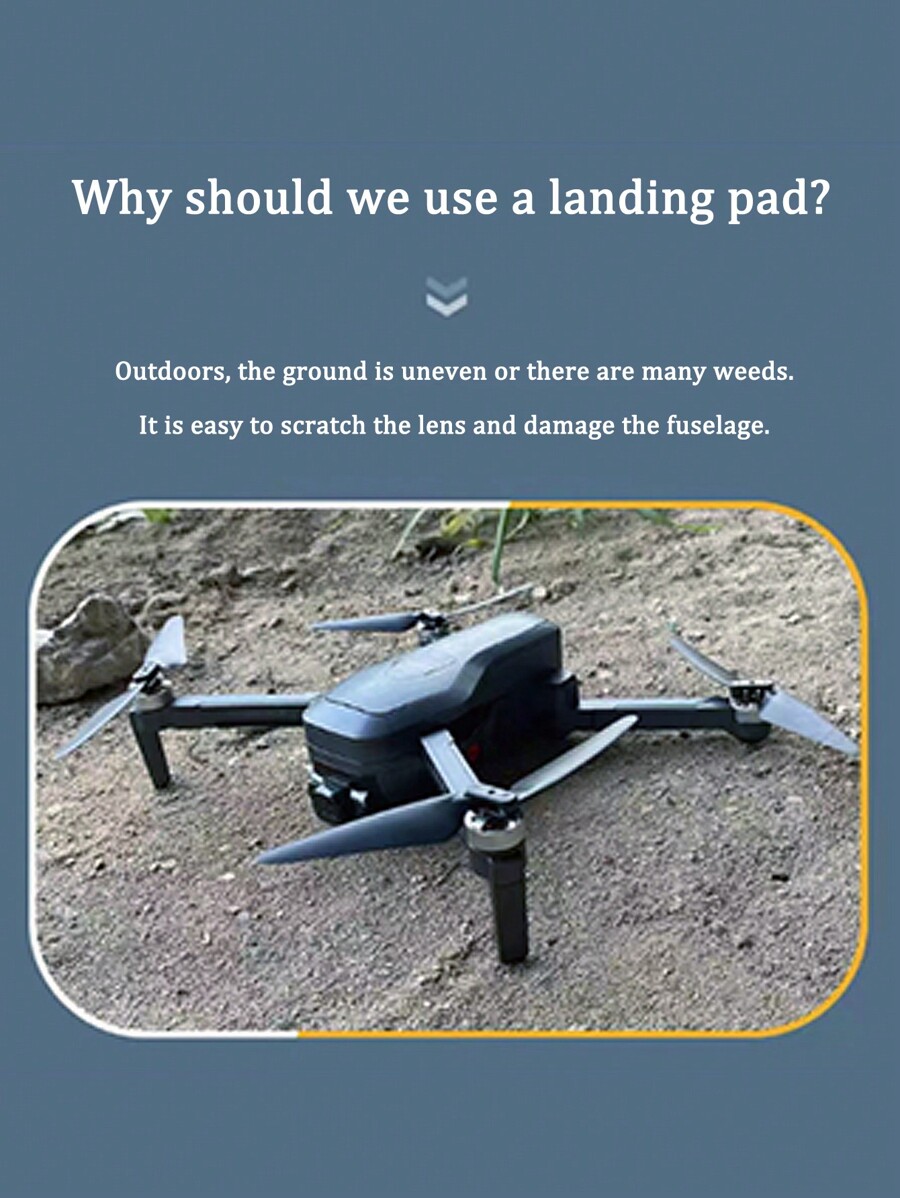 A 59-Centimeter-Diameter Unmanned Aerial Vehicle Landing Pad Is Made Of ...