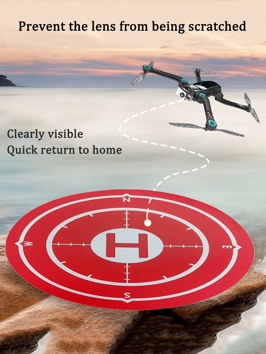 A 59-Centimeter-Diameter Unmanned Aerial Vehicle Landing Pad Is Made Of ...