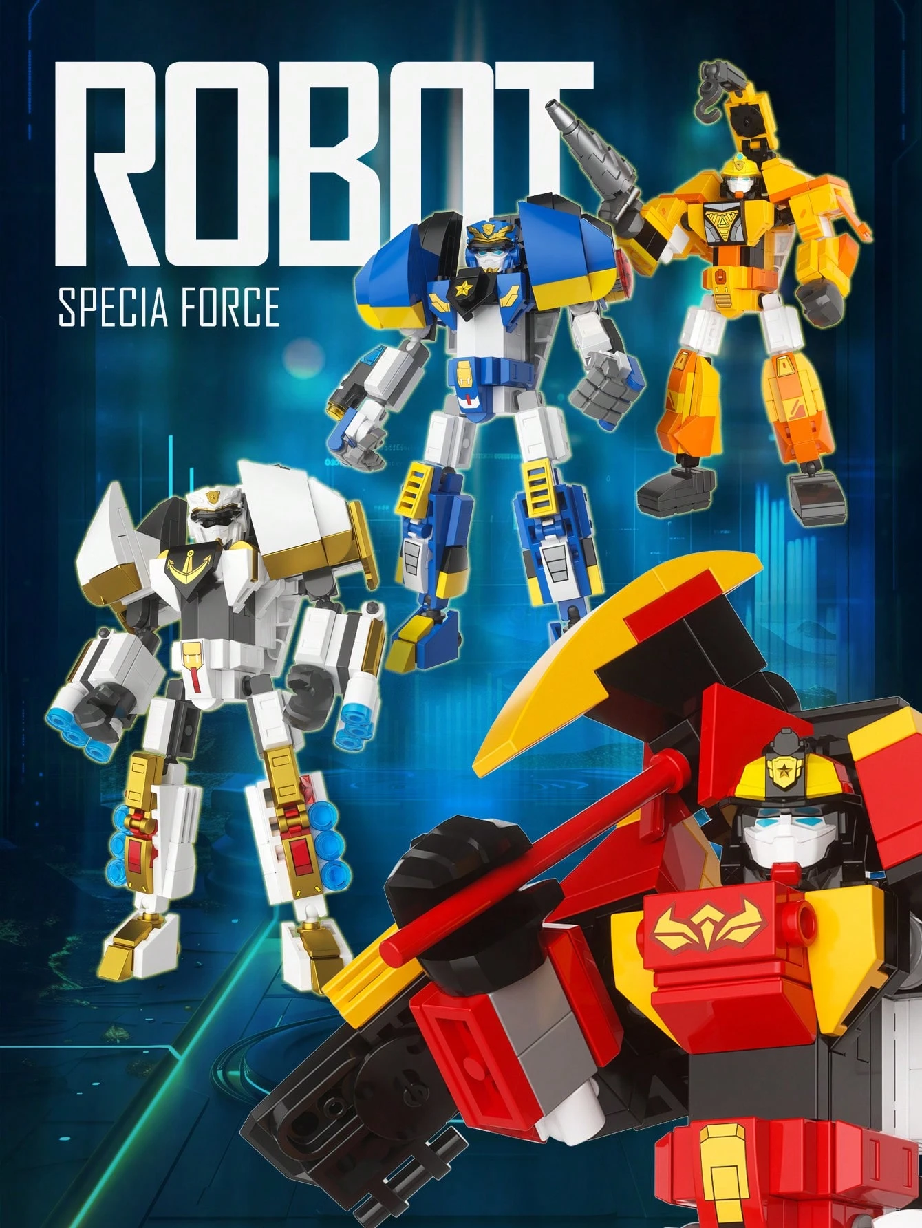 Super Sentinel Building Blocks, Mini Agent Force Construction Toy ...