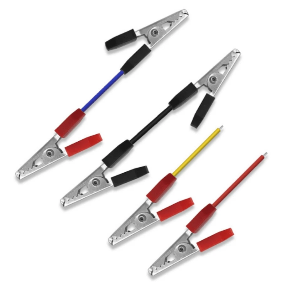 Alligator Clips Electrical Small Metal Battery Jumper Clamps Heavy Duty ...