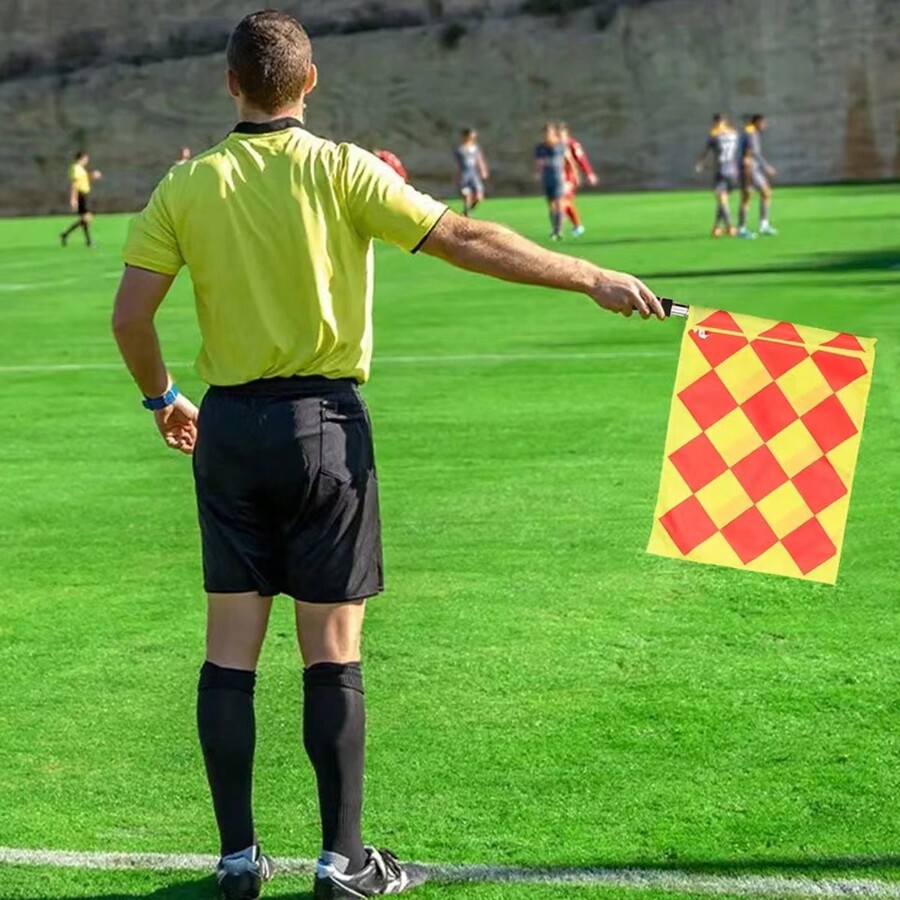 Soccer Referee Flags, Linesman Flags, Red & Yellow Cards, Referee Whistle With Lanyard, Flag ...