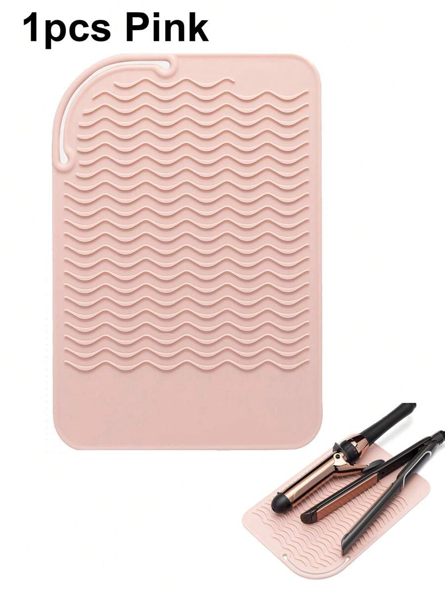 Heat Resistant Mat - Iron Mat - Curling Iron Holder - Silicone Heat ...