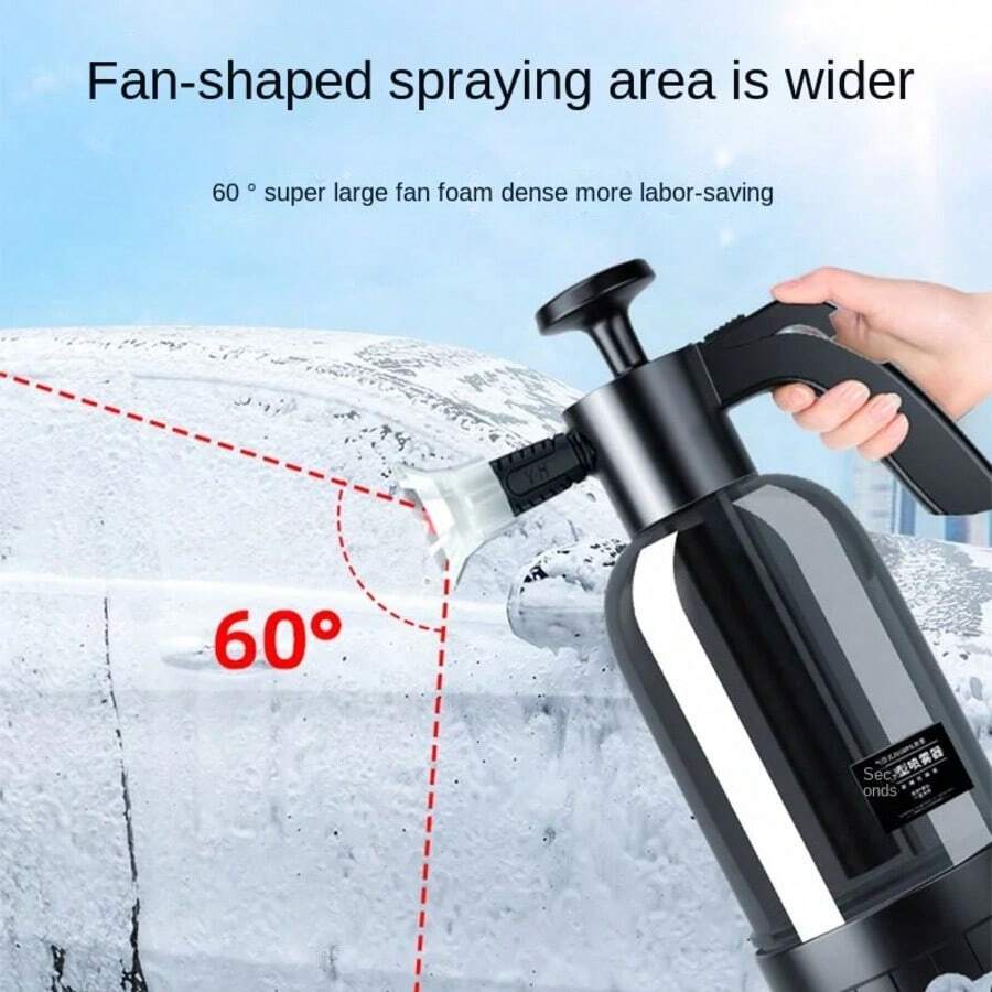 2L Hand Pump Foam Sprayer With 3 Types Of Nozzle Hand Pneumatic Foam ...
