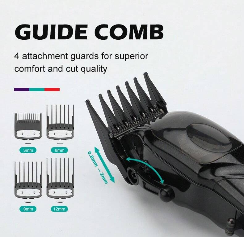 VGR VGR Hair Clipper Adjustable 9000 RPM Hair Clipper Rechargeable ...