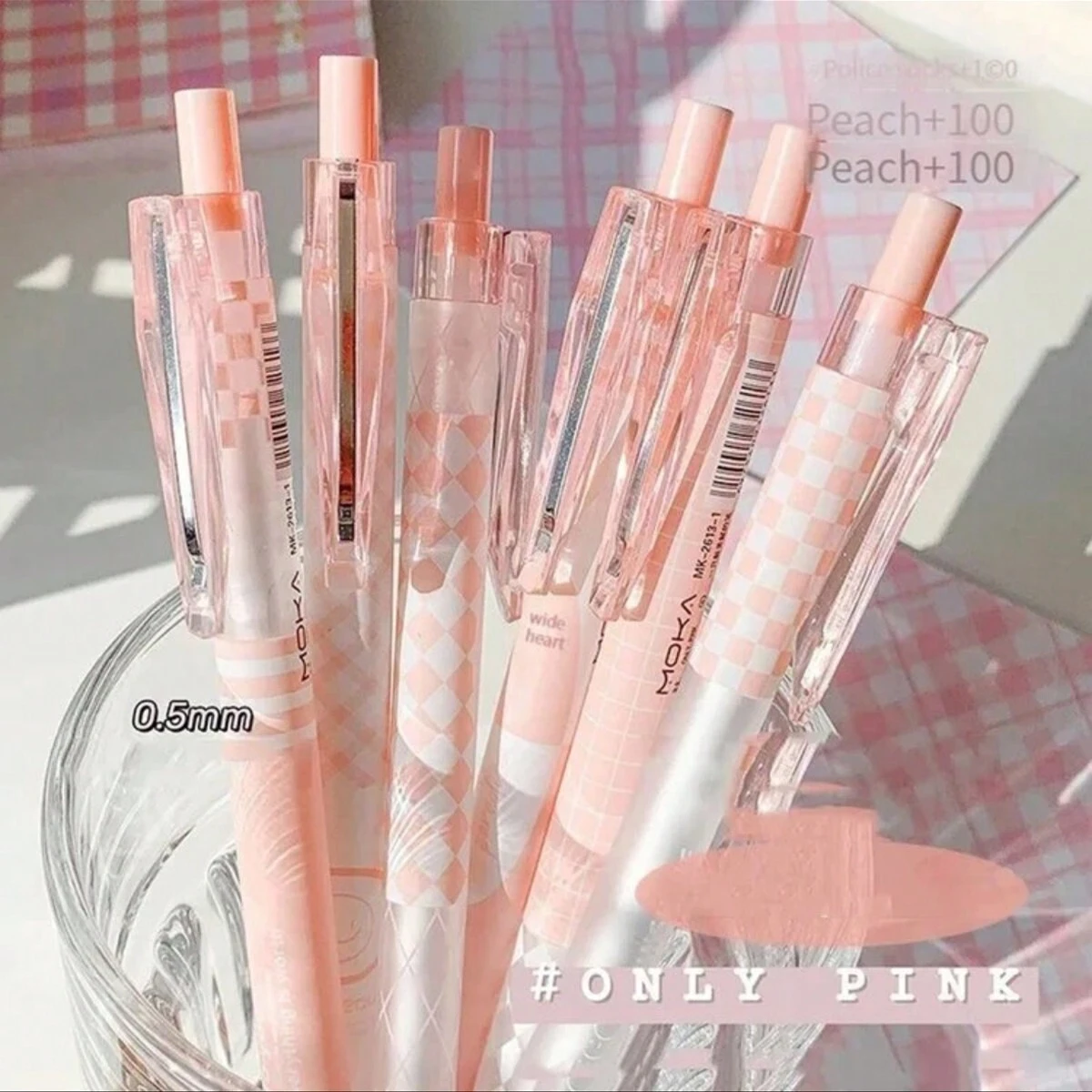 6PCS Kawaii Gel Pen Set Nib 0.5mm Writing Stationery Cute School Supply ...