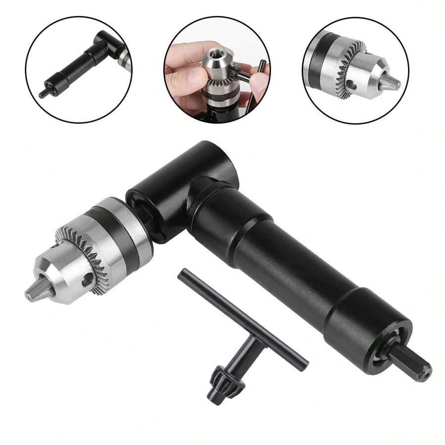 Right Angle Electric Drill Chucks Device Narrow Spacing Drilling Tool ...