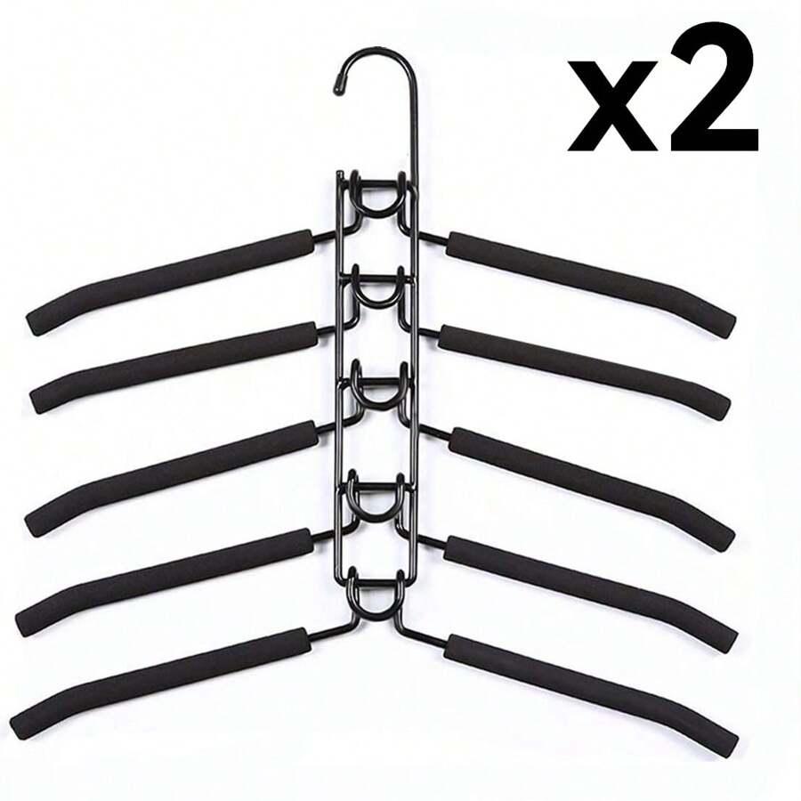 Multifunctional Clothes Hanger, Traceless Sponge Hanger, 360 Degree ...