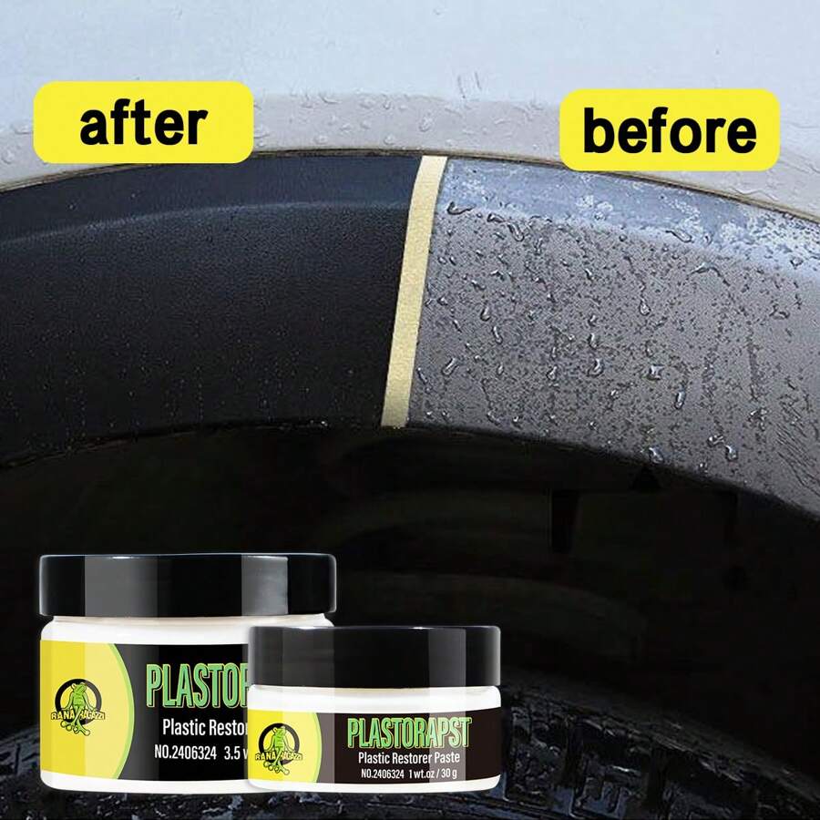 30g/100g Auto Kunststoff Restaurator Paste, für glänzende Schwarz-Optik ...