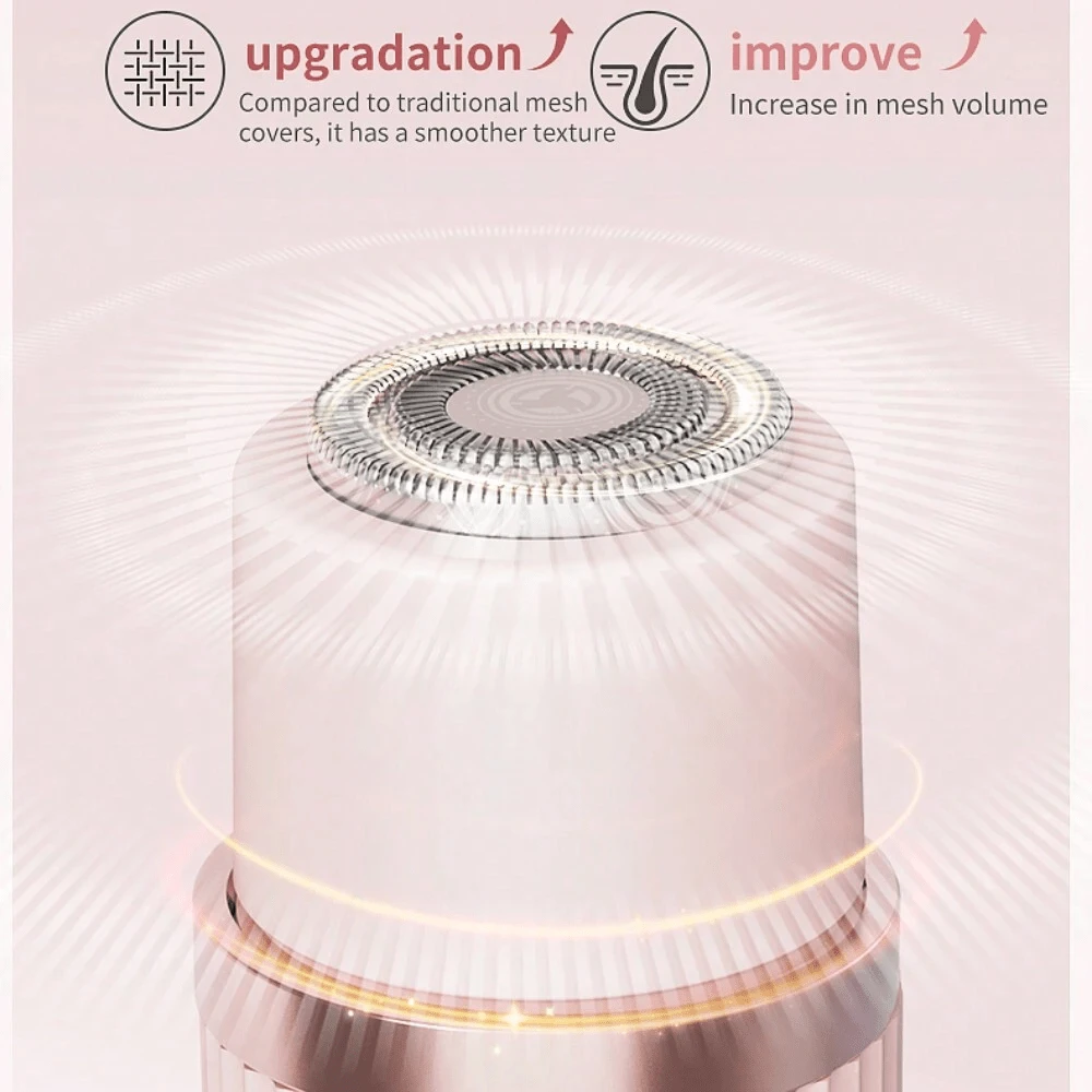 2-In-1 Women's Electric Shaver - Wet & Dry Depilator For Pubic Hair ...