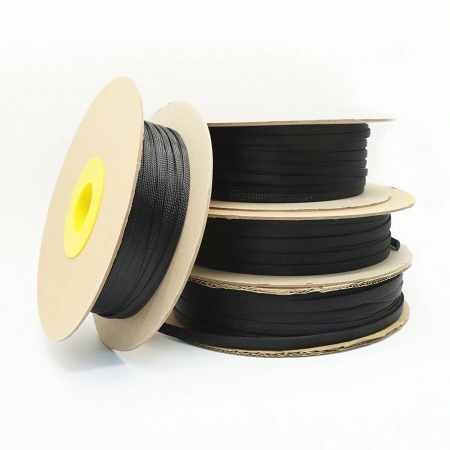 5M PET Expandable Braided Sleeving 4-25mm Width Wire Cable Insulated Protection New Tight High ...
