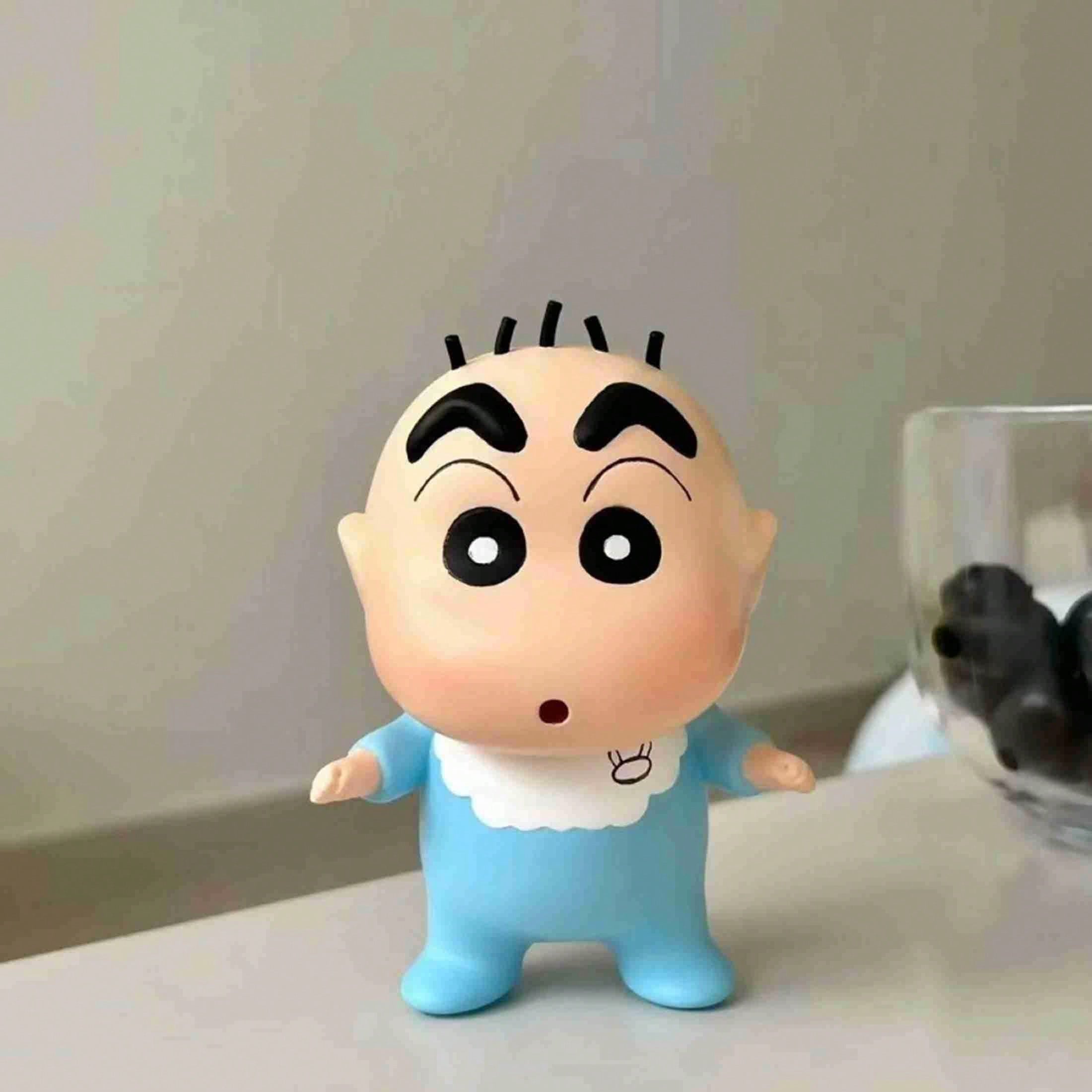 CRAYON SHINCHAN Estatuilla/Adorno de cumpleaños lindo y divertido de ...