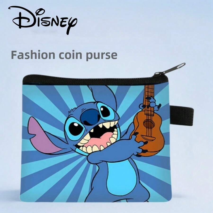 Disney Stitch 2024 Popular Children Cute Cartoon Polyester Wallet For S ...
