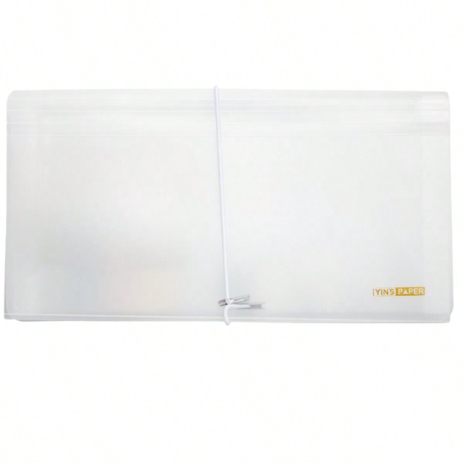 HPB Office File Folder With 7 Transparent Dividers, Crystal Color ...