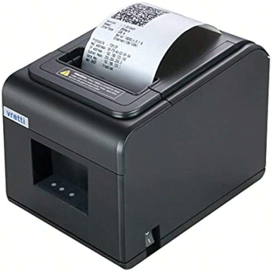 Thermal Receipt Printer 3'1/8 80mm Direct Thermal Printer USB Serial ...
