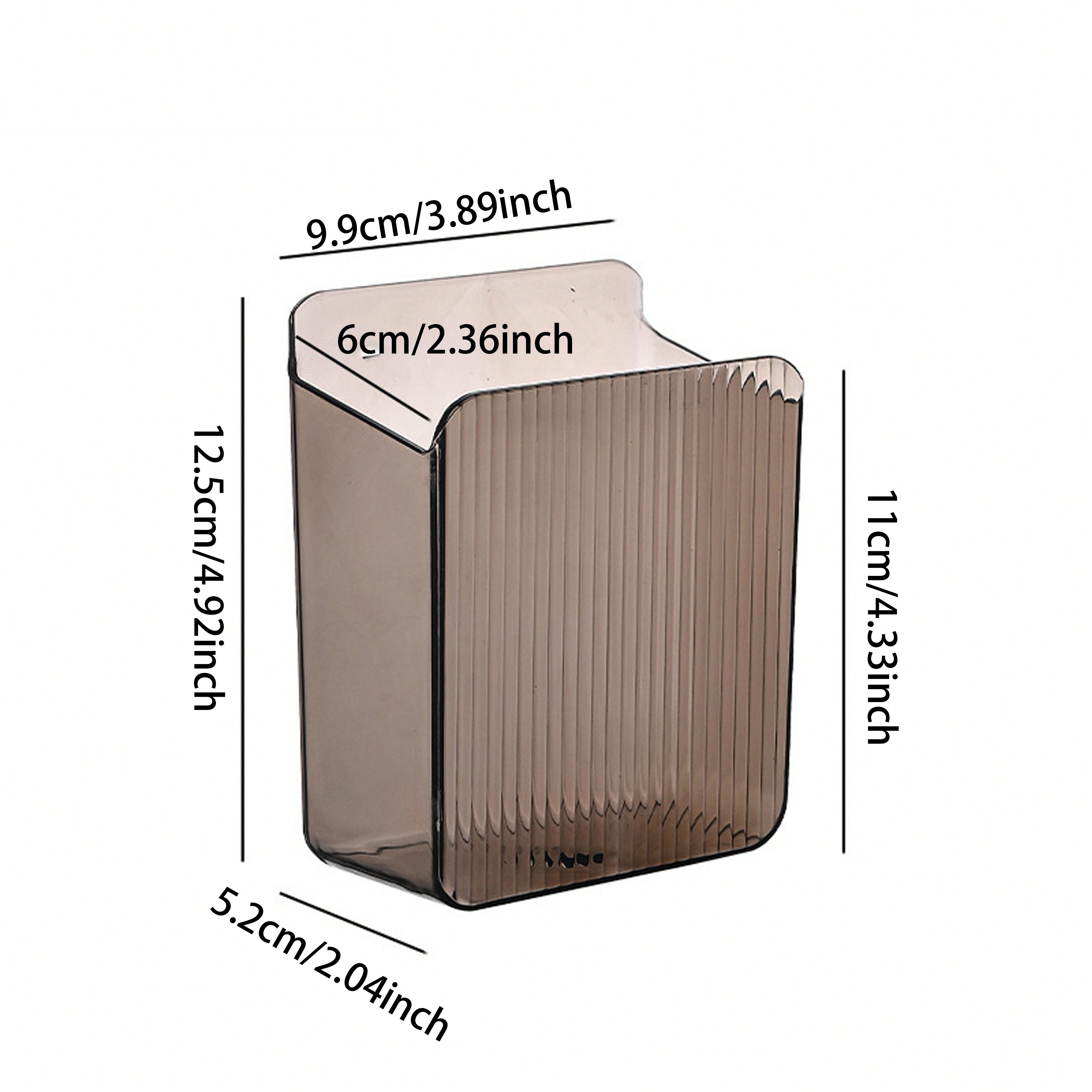 Luxury Style Wall-Mounted & Countertop Dual-Use Storage Box, Open ...