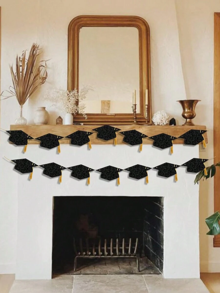 Graduation Decorations Banner 2025 Glitter Congrats Grad Graduation ...