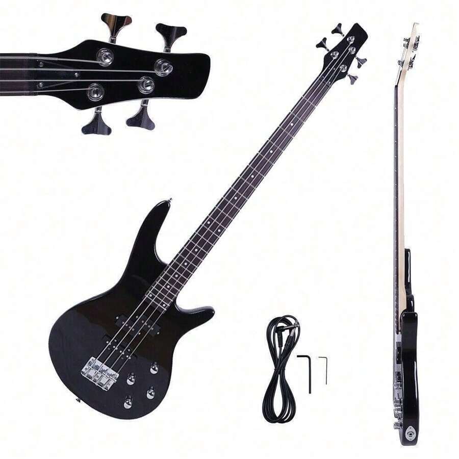 Glarry IB Basswood 24 Frets 4 Strings Electric Bass Guitar With Bag ...