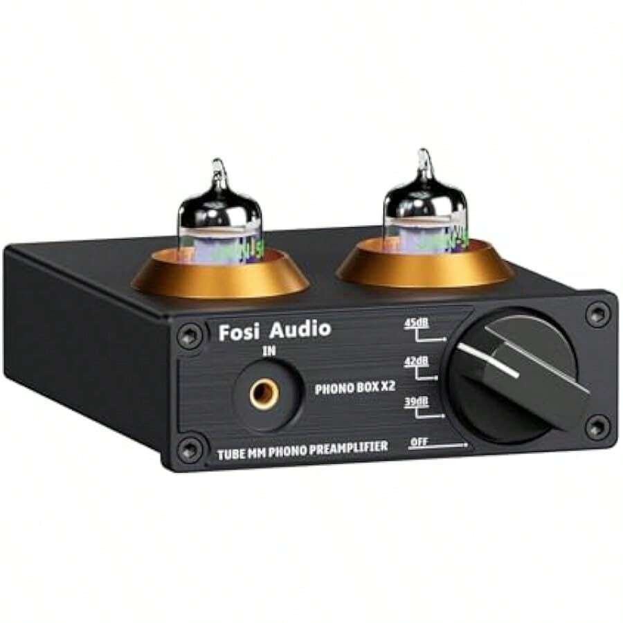 Phono Preamp For Turntable MM Record Player Preamplifier With Gain Gear ...