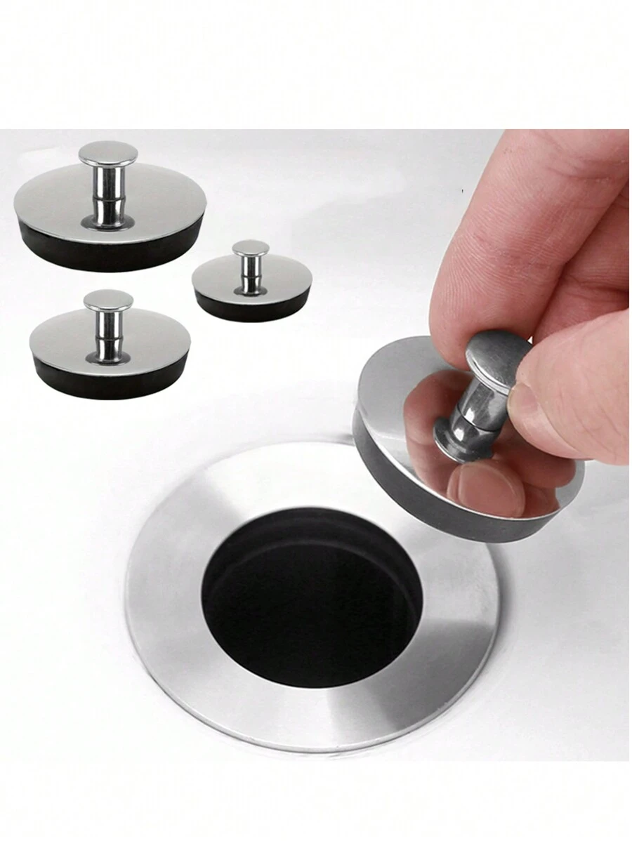 Multifunctional Stainless Steel Bathtub Drain Plug With Easy Grip ...