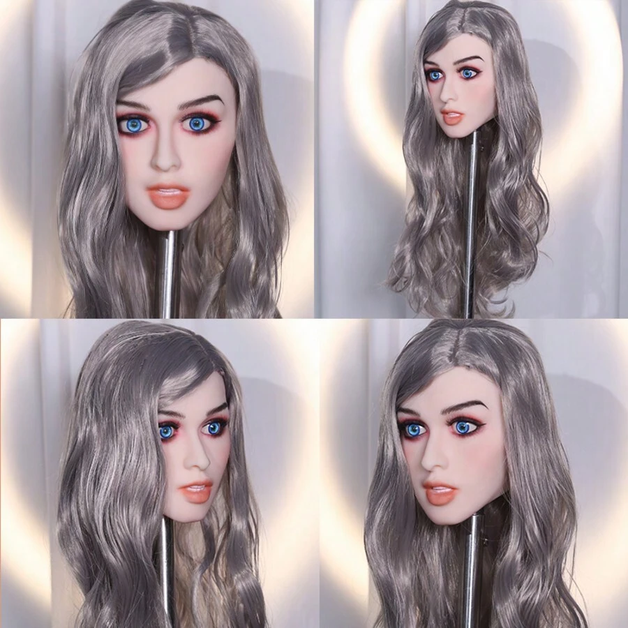 Realistic 3d Face Tpe Sex Doll Head Love Doll Adult Sex Toy Sex Toy