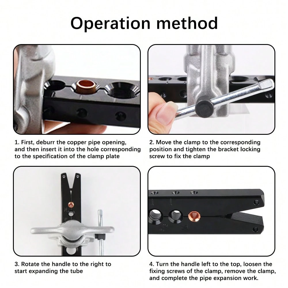 Copper Tube Expander Refrigeration Water Gas Brake 45 Degree Angle ...