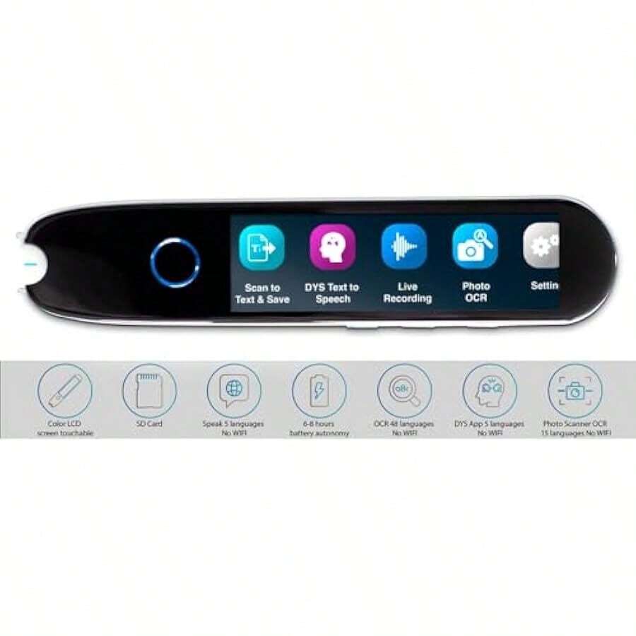 IRISPen Reader 8 Reading Pens: Portable Scanner Scanner Pen OCR 48 ...