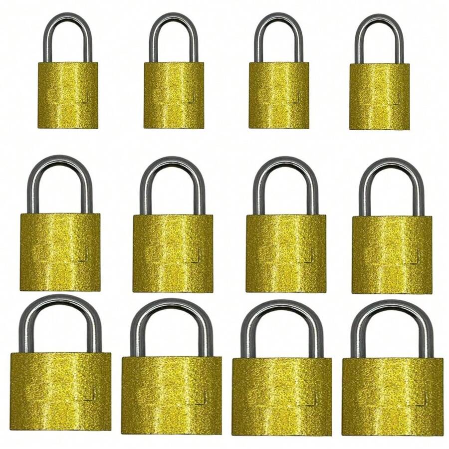 Cadeado Force Locks Cartela Com 12 Unidades 30-40-50mm E 3 Chaves ...