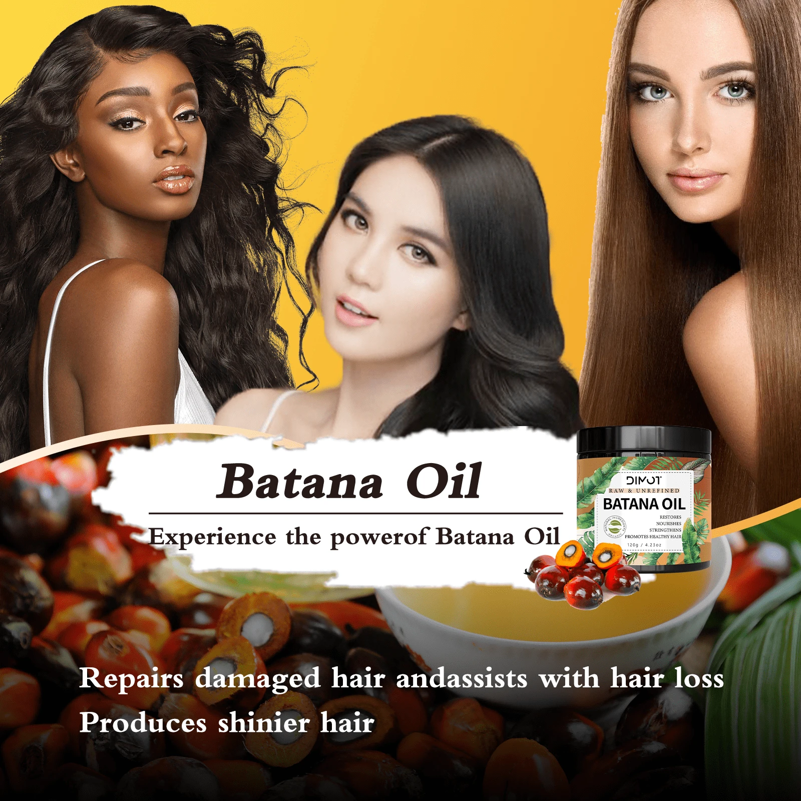 Batana Miracle Mask: Rapidly Revitalizes Damaged Locks, Nourishes ...