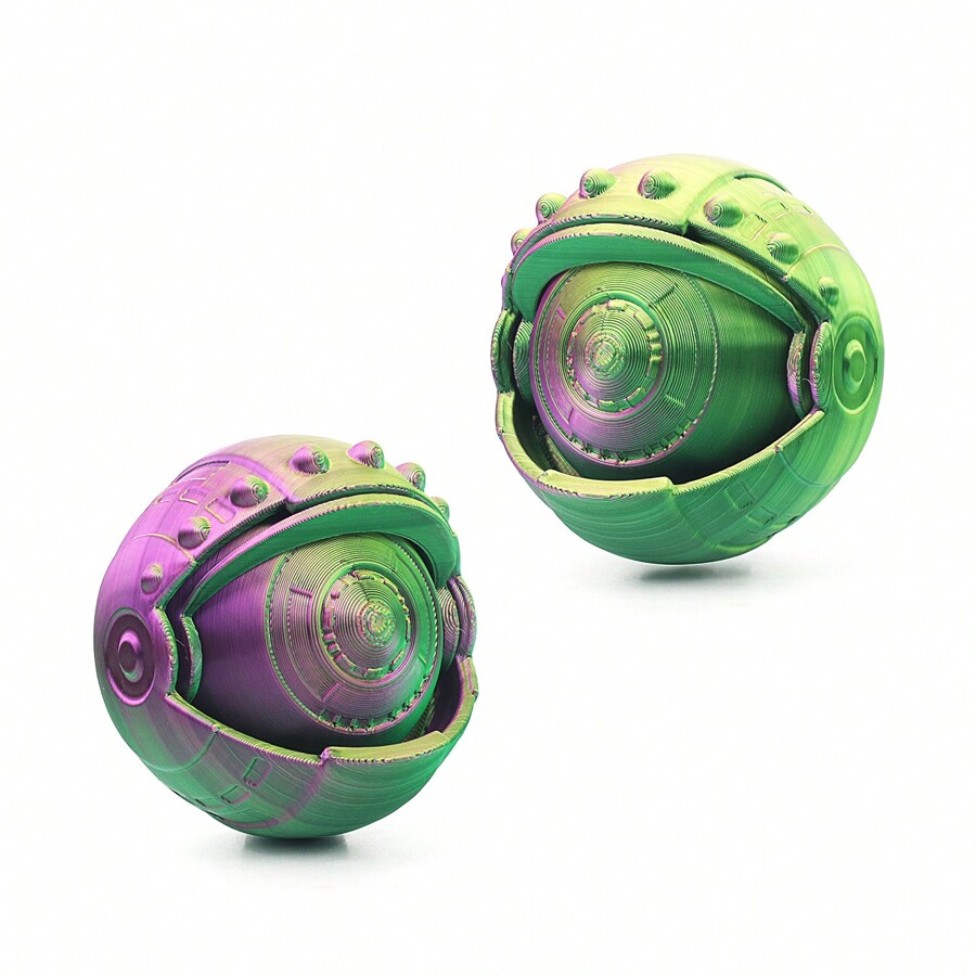 3D Printed Rotating Eyeball, Lifelike Printed Eye Toy Made Of Cool ...