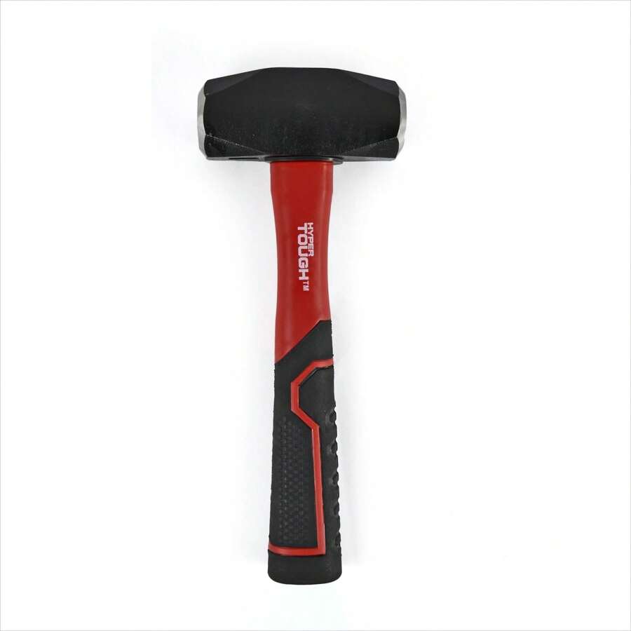 2.5 Lb Sledge Hammer, Fiberglass Handle,Fully Drop Forged Carbon Steel ...
