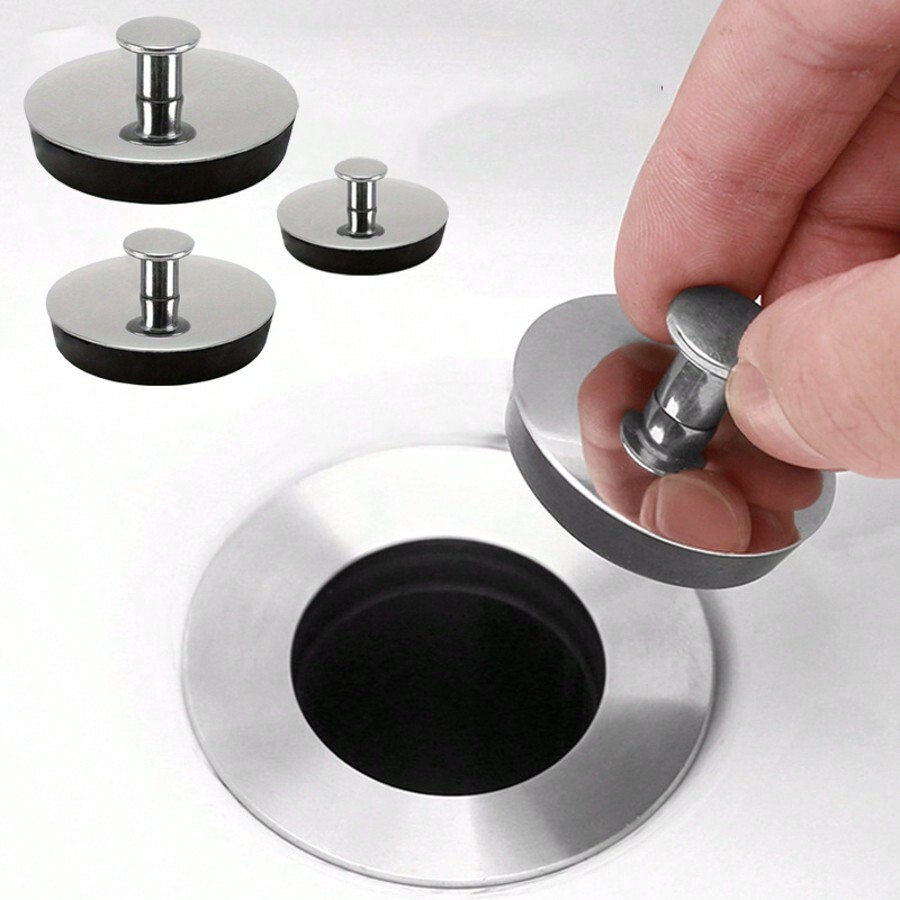 Multifunctional Stainless Steel Bathtub Drain Plug With Easy Grip ...