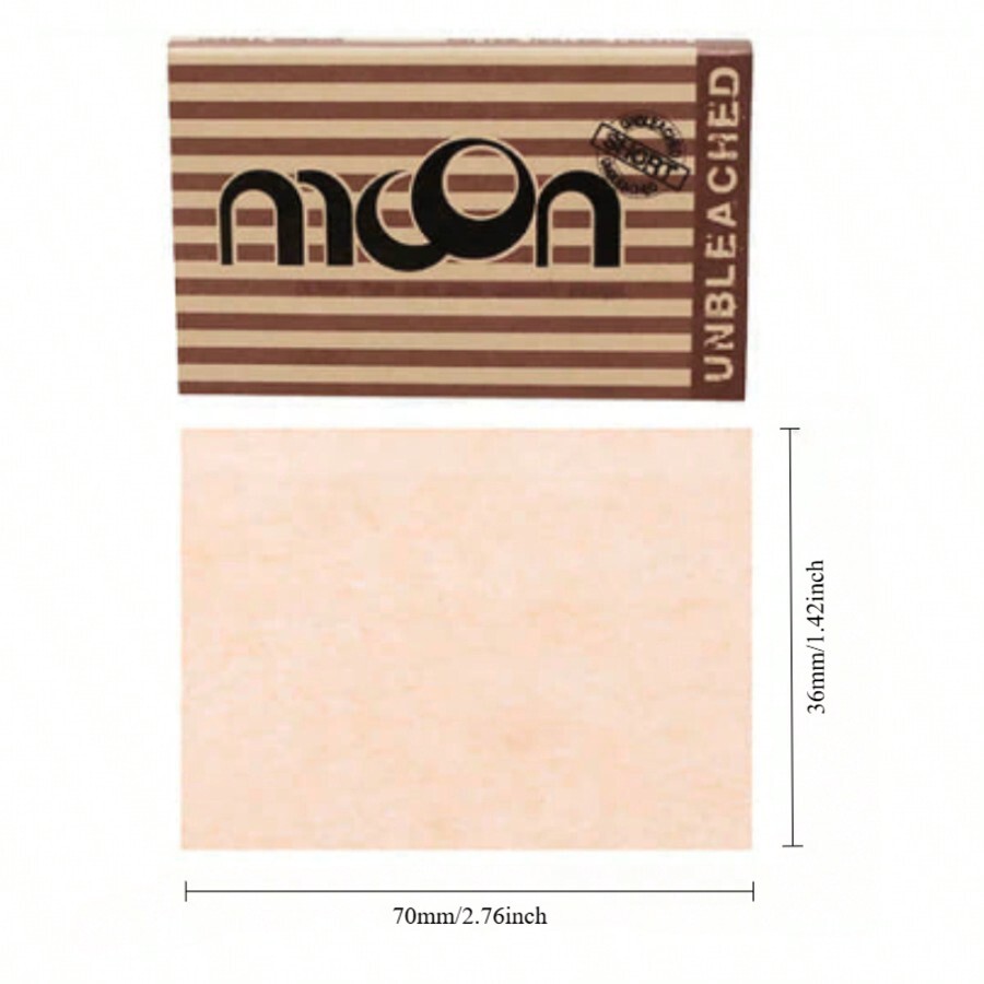 25 Booklets Rolling Papers, 50+50 Leaves, Regular Short Size 70*36mm ...