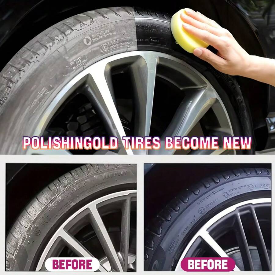 30g/100g Autobanden Coating Restorer Pasta Hoogglans Niet Vet Autobanden Reiniging Opknappende ...