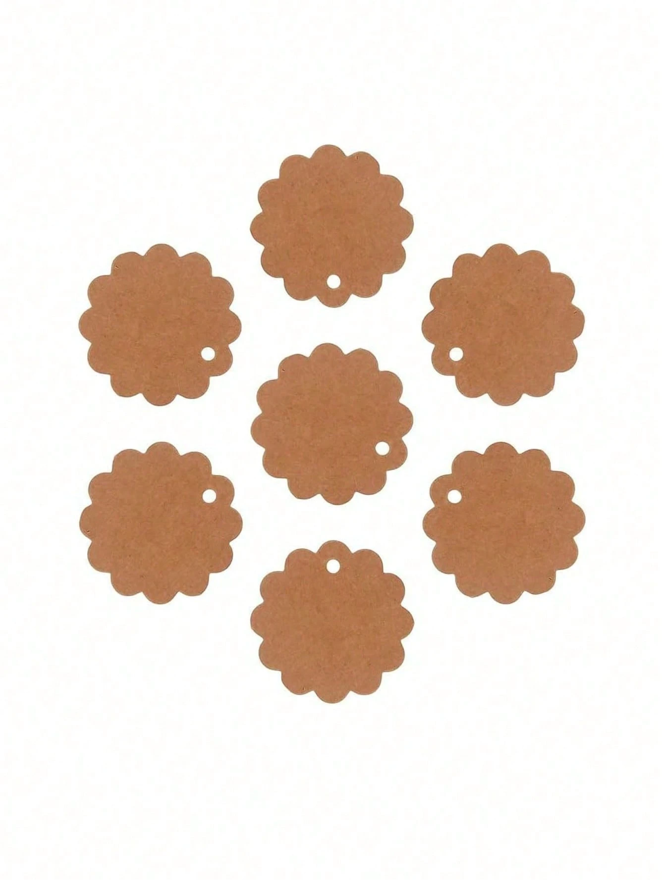 100 Pieces Circular Gift Tags Kraft Brown Tags With Free 100 Feet Jute ...