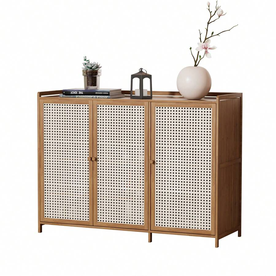 Shoe Cabinet Stand Rack Storage Cupboard Sideboard Hall Unit Buffet ...