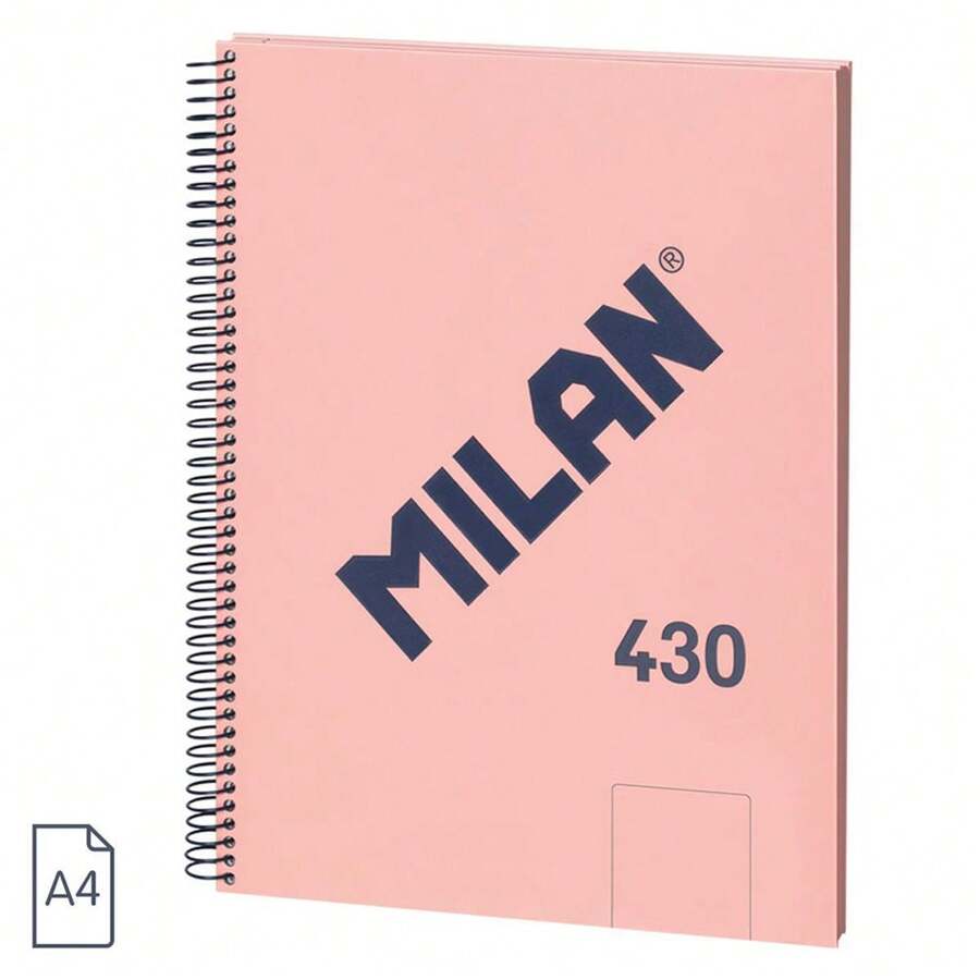 Milan A4 Spiral Notebook With Hard Cover 80 Sheets Of 95g/M2 - Delivery ...